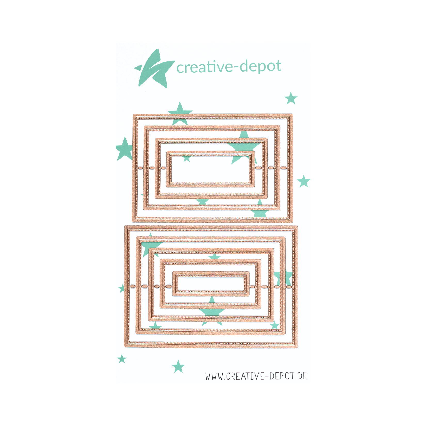 Die - Basic - Basis Rechtecke - Set B - Stitched